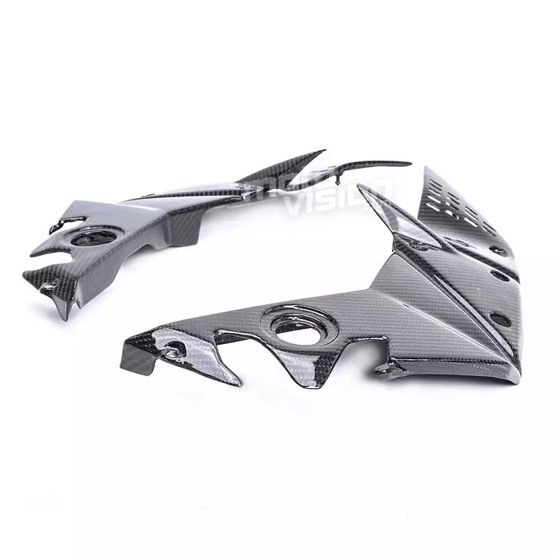 Paire de Caches de cadre Carbone Z1000 2007-2009 Z750 2007-2012 Z750 R ...