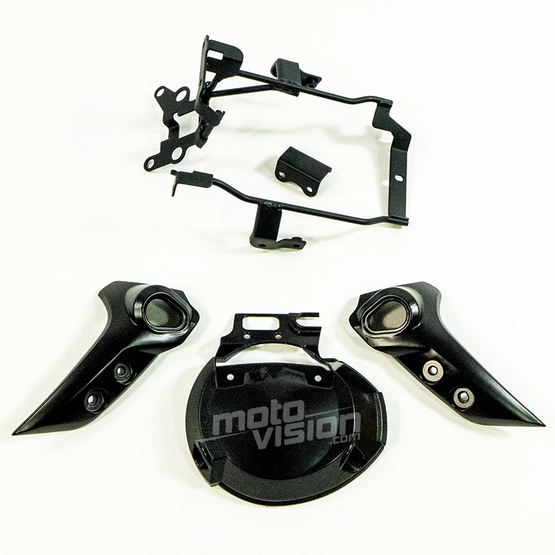 Front Bracket with screen ABS and headlight side panels steel Yamaha ...