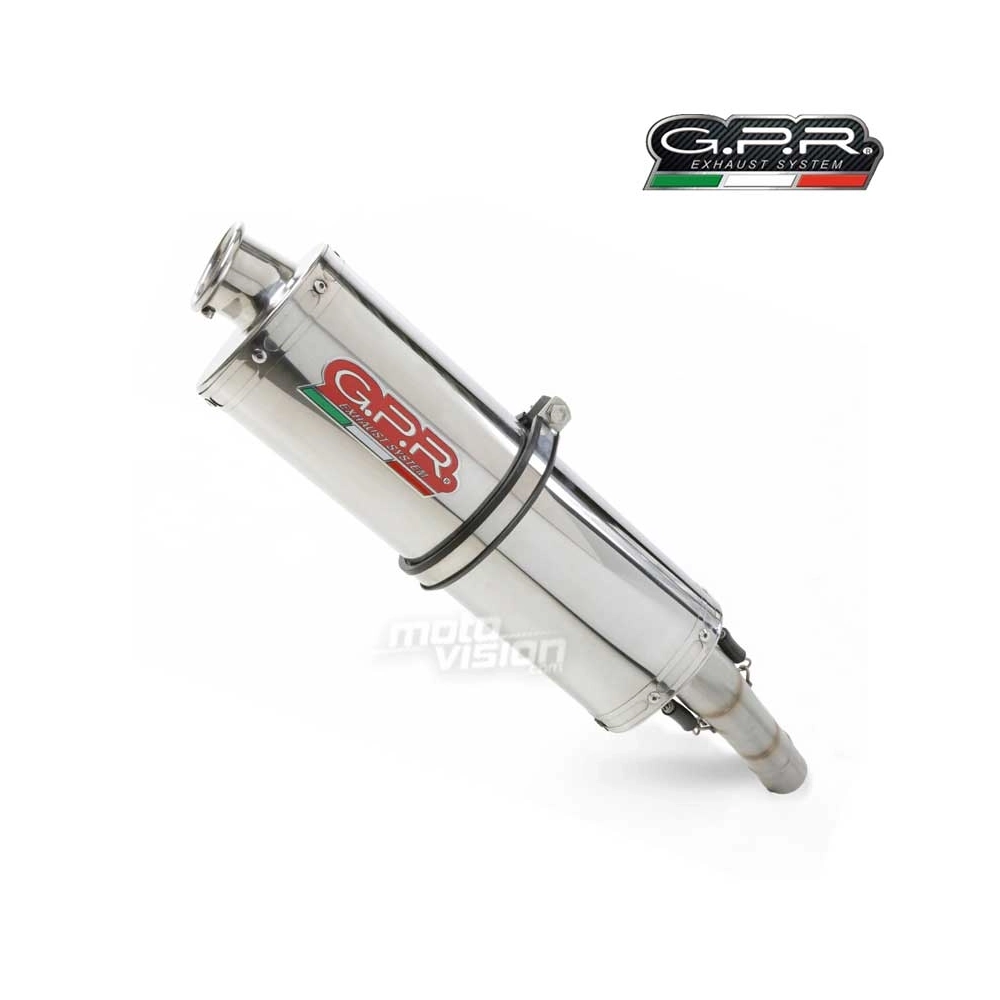 Exhaust GPR Tri ovale inox - approved DUCATI MONSTER 800 2003/05 - Moto Vision