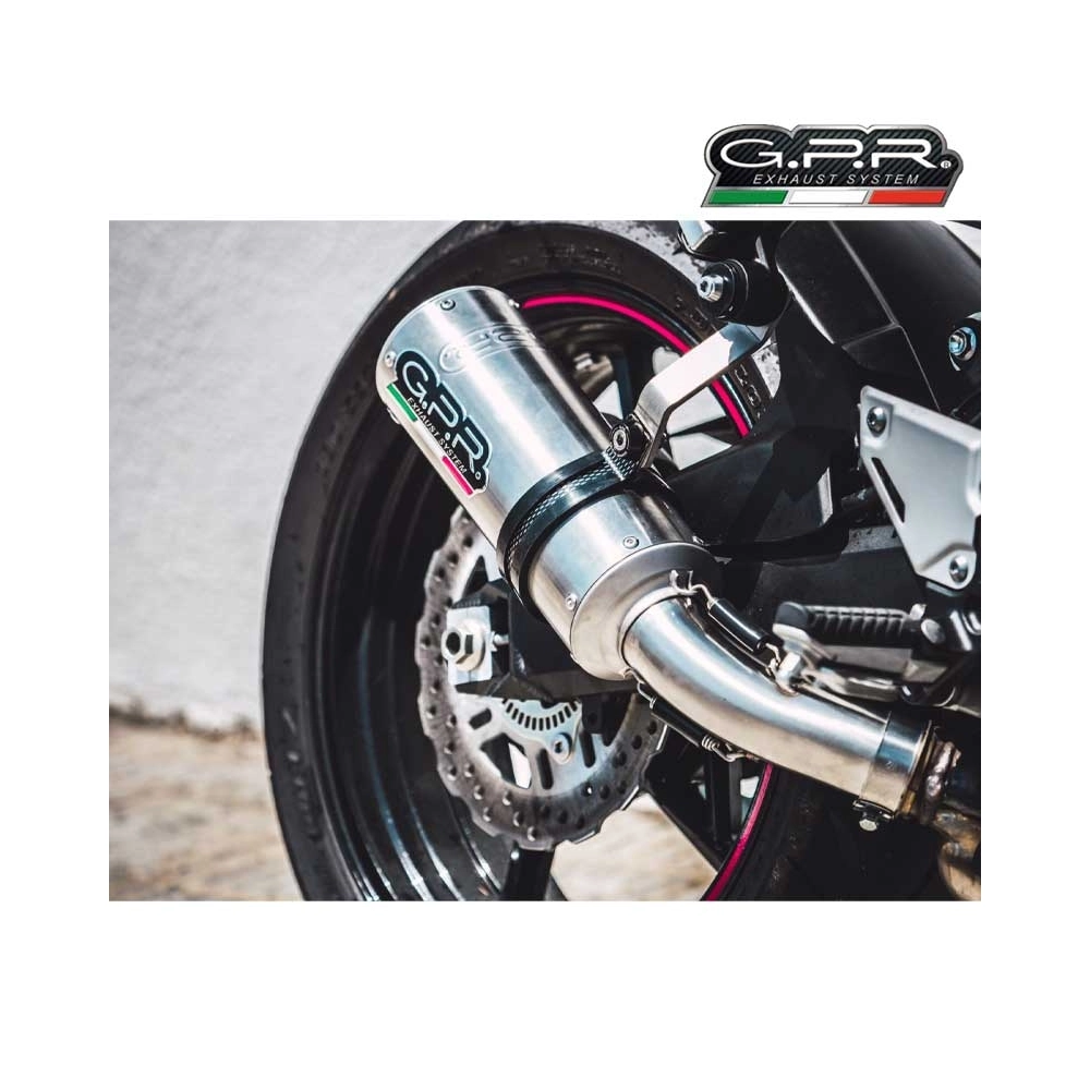 Exhaust GPR M3 inox - approved KTM 890 Duke - R 2021/22 e5 - Moto Vision