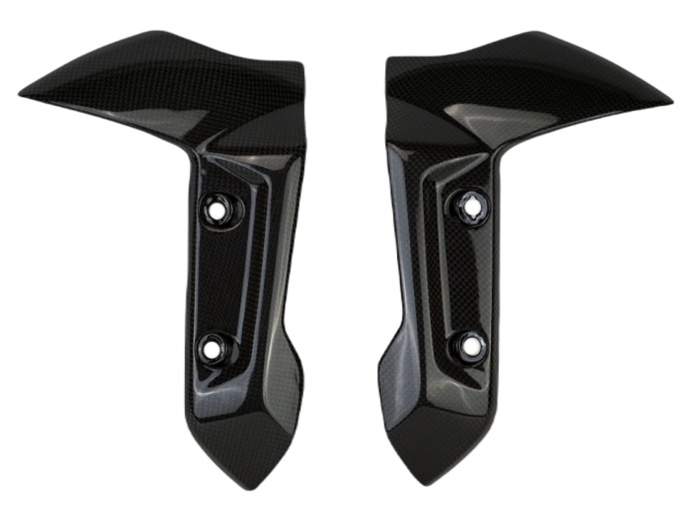 Carbon Fiber Front fender side panels Triumph Trident 660 2021 - Moto ...