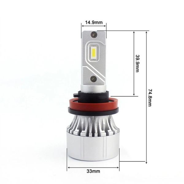 LED Bulb H4 6500K 32W 6000LM Hi/Lo - Moto Vision